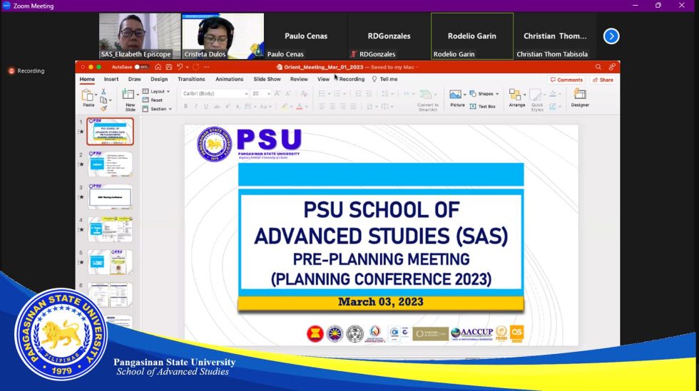 PSU-School of Advanced Studies Prepares for the Future with Productive ...